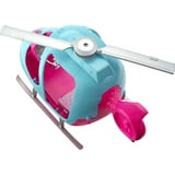 Barbie Toy Doll Travel Pink and Blue Helicopter with Spinning Rotors ...