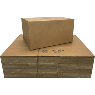 UOFFICE Foldable Single Wall Standard Shipping Boxes, 12" x 12" x 6 ...