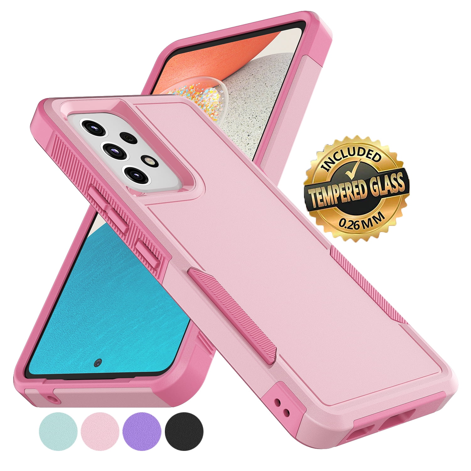 EBIZCITY for Samsung Galaxy A53 Case, A53 5G Case Military Grade ...