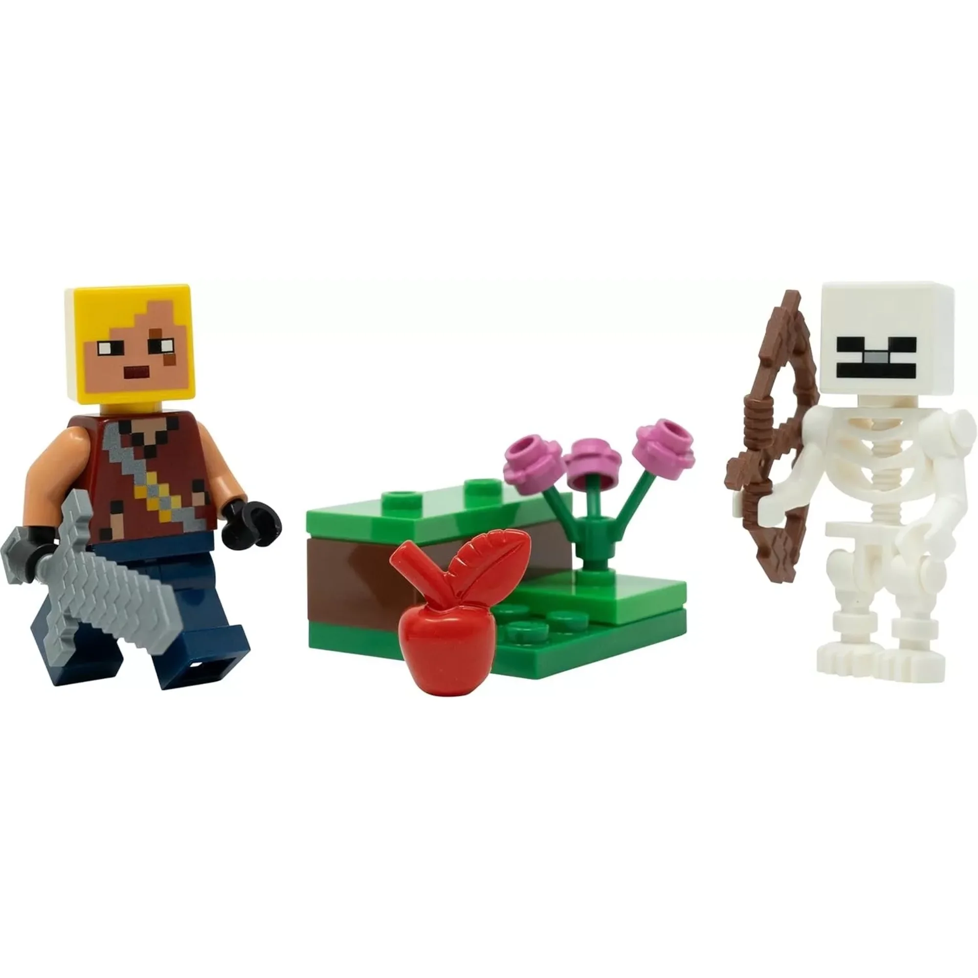 Click here for Lego Minecraft: Hero Minifigure With Skeleton And... prices