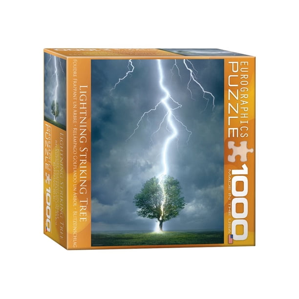 EurographicsPuzzles - Lightning Striking Tree I - jigsaw puzzle - 1000 ...