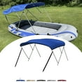 KEMIMOTO Bimini Top Boat Cover for 6ft 55''-78'' W 600D Marine Grade ...