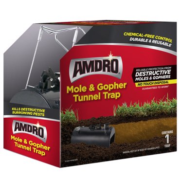 Gonzo Dead-End Mole and Gopher Rodent Trap - Walmart.com