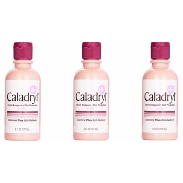 Caladryl Skin Protectant Lotion, Calamine + Itch Reliever, 6 fl oz ...