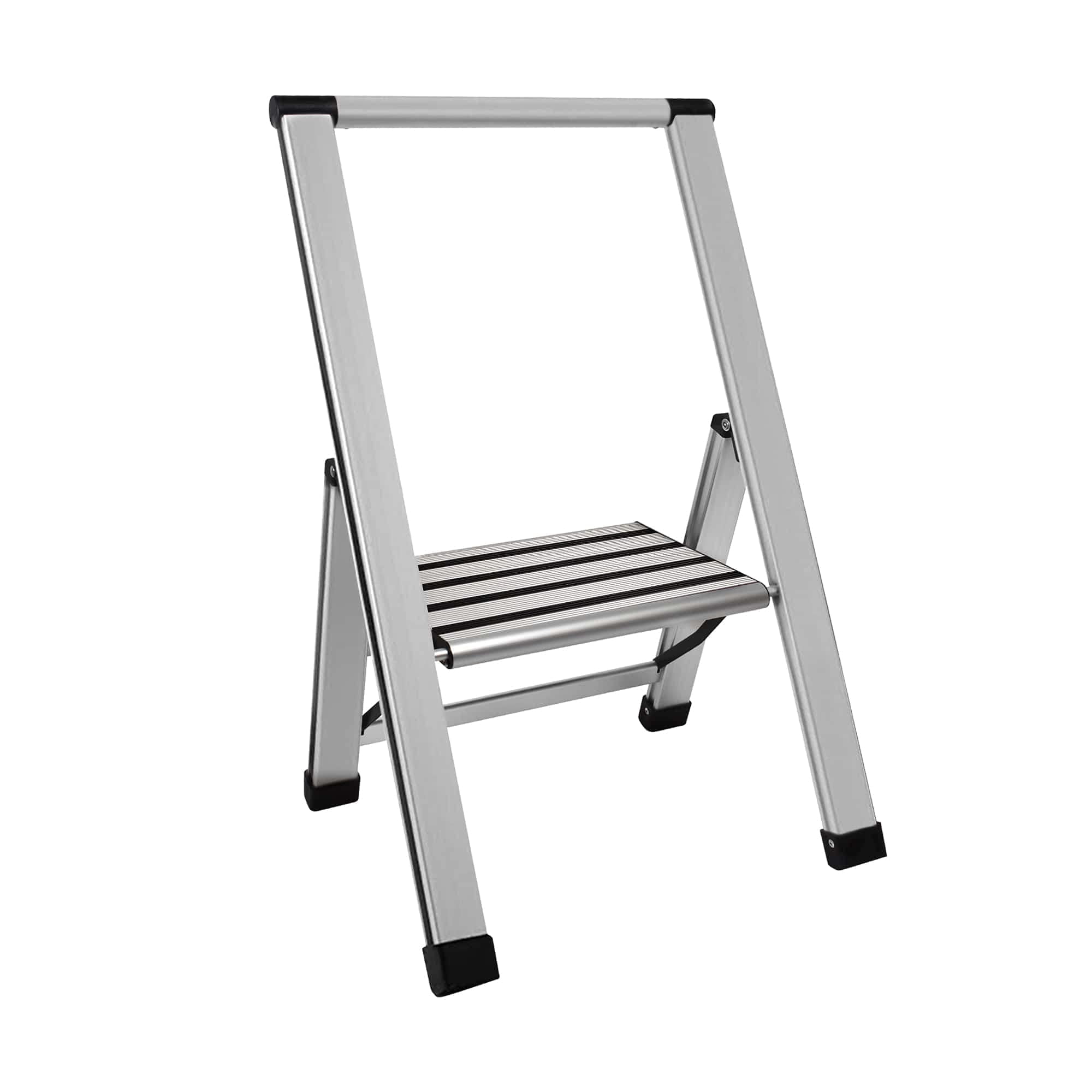 Sorfey 1-Step Folding Step Ladder Aluminum Foldable Step Stool Step ...