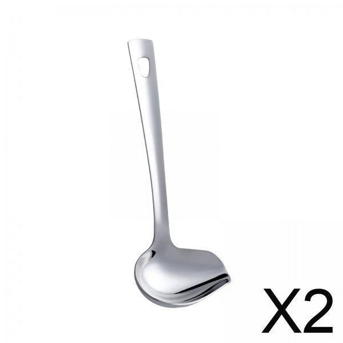 2x Cuchara Para Con Vertedor Cucharas Para Servir Cucharón Para Sopa De ...