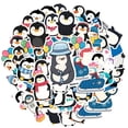 35pcs-50pcs Cute Penguin Stickers Animal Stickers Winter Decals Kids ...