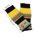 Christmas Pattern Mittens Stretchy Hand Gloves Female Winter Autumn Arm ...