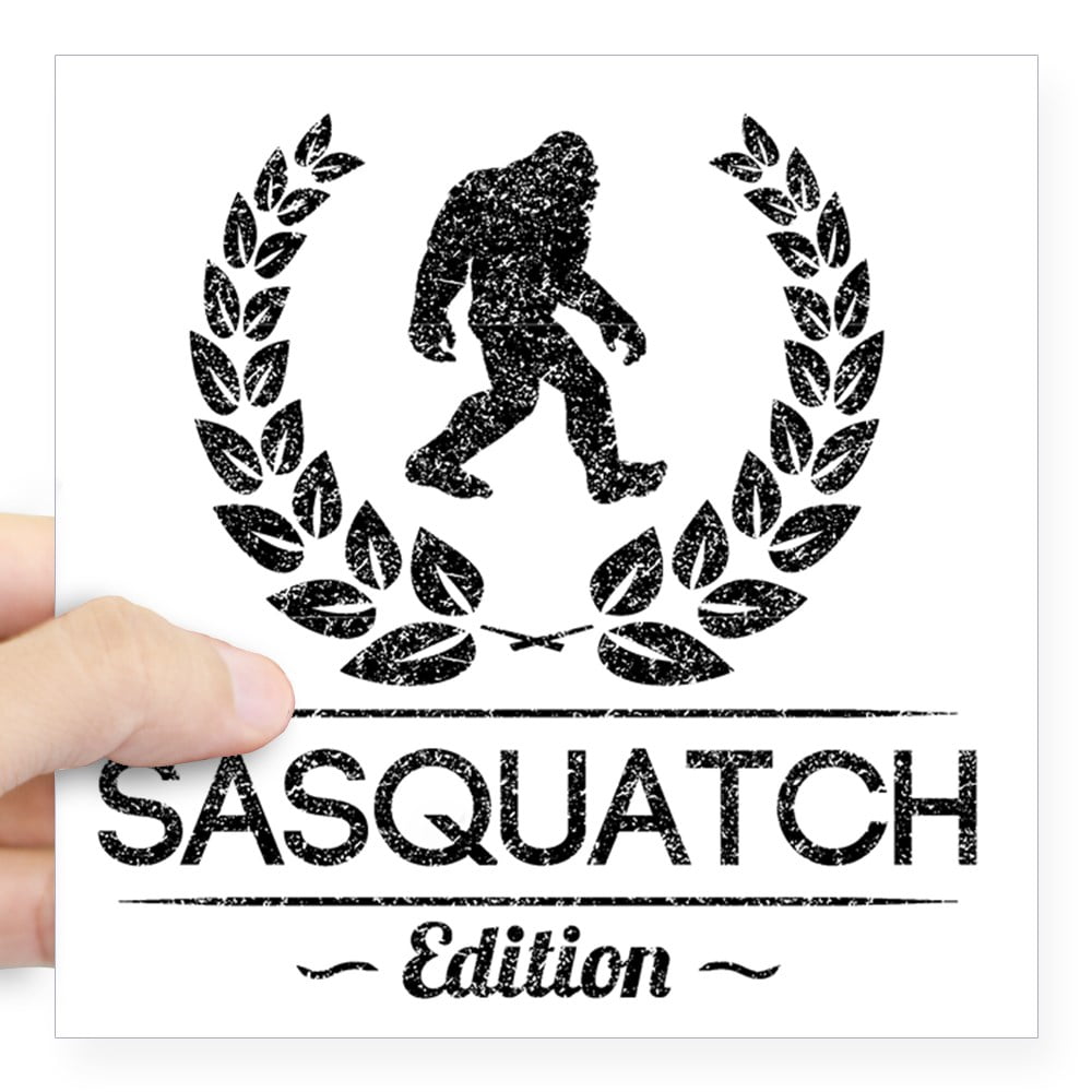 CafePress - Sasquatch Edition (Distressed) Sticker - Square Sticker 3 ...