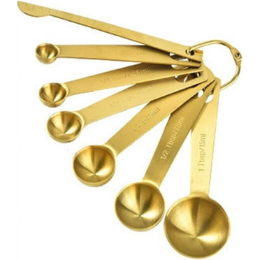 Thyme & Table Stainless Steel Measuring Spoons Set 5-Piece Kitchen ...
