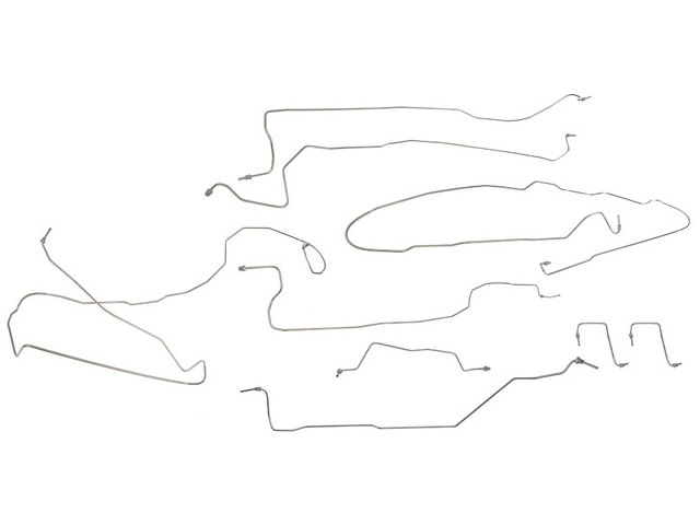 Brake Hydraulic Line Kit - 9 Piece - Compatible with 2003 - 2006 Chevy ...