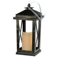 A & B Home 5"D x 11"H Menifee Lantern in Antique Bronze Finish D42295 ...