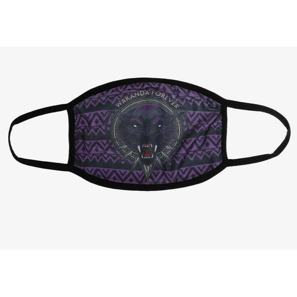 Marvel Wakanda Forever Black Panther Adult Fabric Face Mask Concept One ...