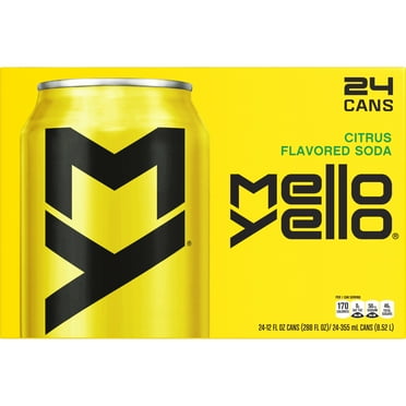 Mello Yello Diet Zero Sugar Citrus Soda Pop, 12 fl oz, 12 Pack Cans ...