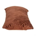 Nassau Collection 24" Burnt Orange Rectangular Quilted Throw Pillow ...