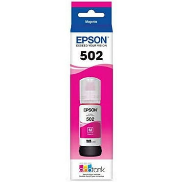 Epson 502 EcoTank Magenta Auto-Stop Ink Bottle - Walmart.com