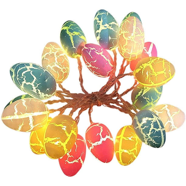 Easter Fairy Lights - 2 Modes - With 10 LEDs - 1.5m - For Easter Eggs ...