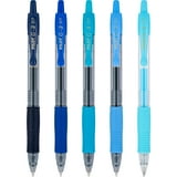 Pilot G2 Blue Premium Gel Pens, Fine Point, Assorted Ink, 5 Count ...