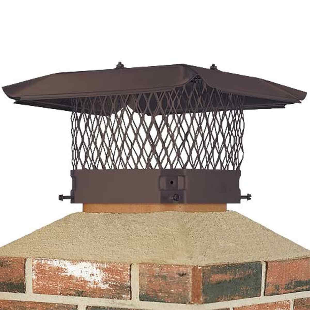 9'' x 9'' Black Stainless Steel Single Flue Chimney Cap - Walmart.com