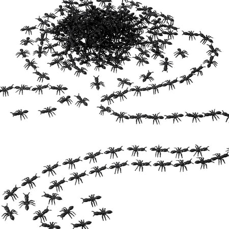 600 Pieces Realistic Plastic Ants Black Fake Ants Halloween Ant Joke ...