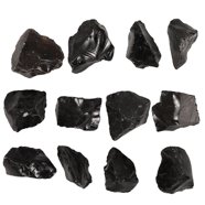 10lb Natural Black Lava Rocks for Fire Pit and Fireplace, 1-3 Inch ...