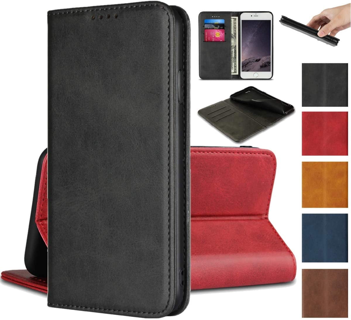 Jaorty Google Pixel 4 XL Wallet Case,Premium PU Leather Flip Folio Case ...