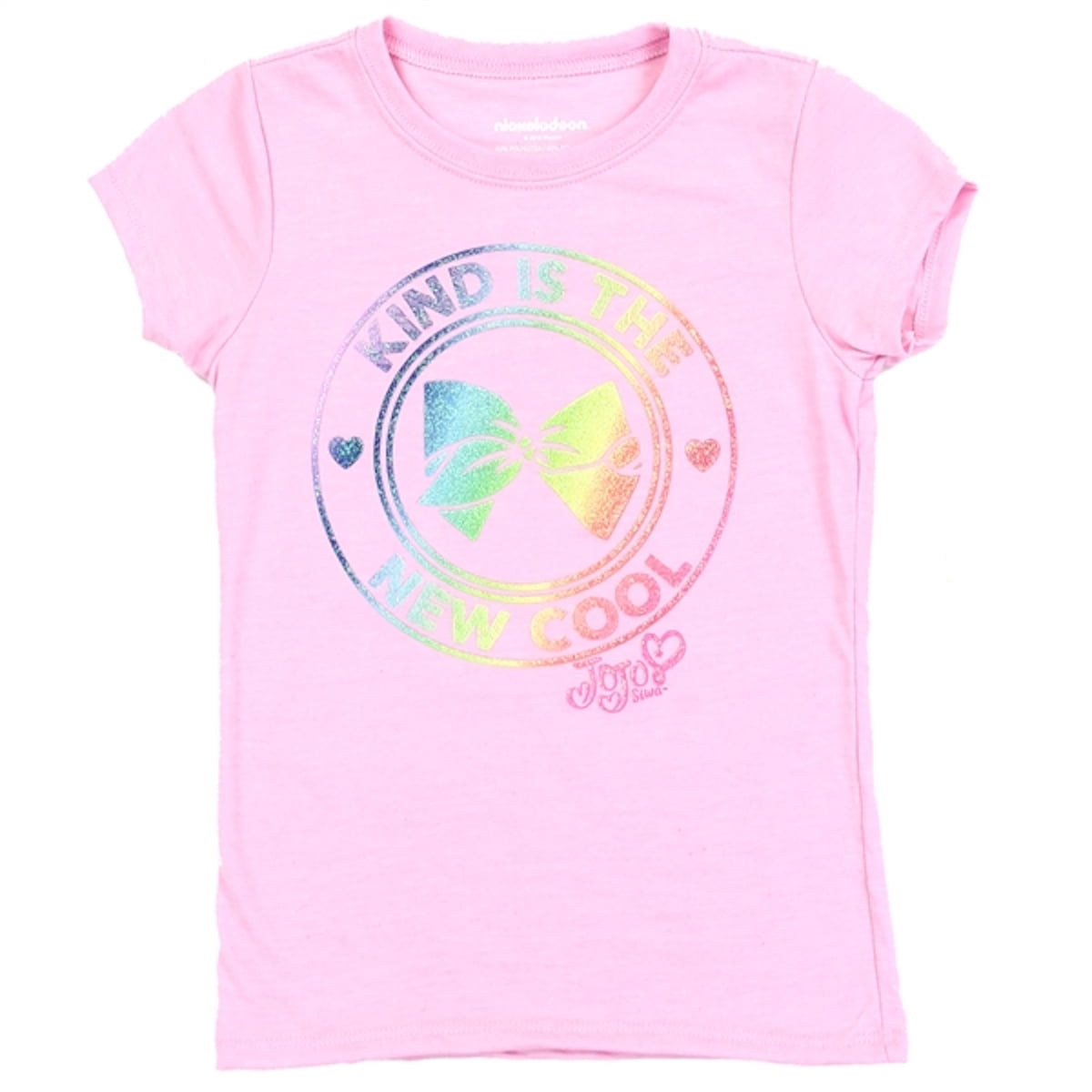 Nickelodeon JoJo Siwa Short Sleeve Girls' T-Shirt, Assorted Colors and ...