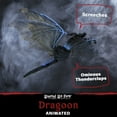 Haunted Hill Farm 3.9 ft. Animated Hanging Dragon Halloween Prop Sound ...