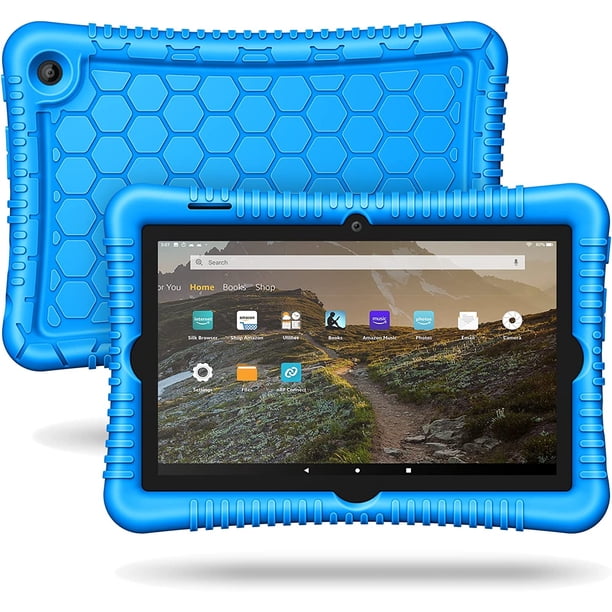 Fintie Silicone Case for All-New Fire 7 Tablet (12th Generation, 2022 ...