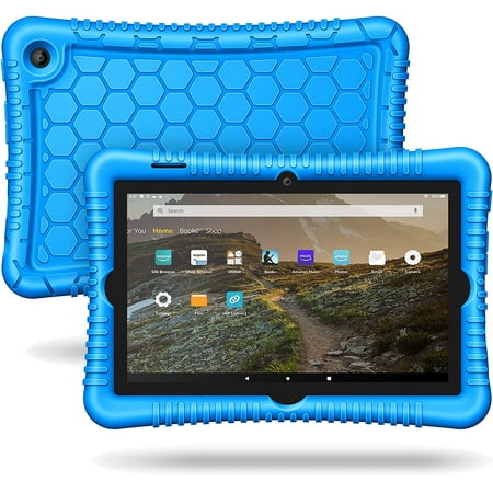 Fintie Silicone Case for All-New Fire 7 Tablet (12th Generation, 2022 ...
