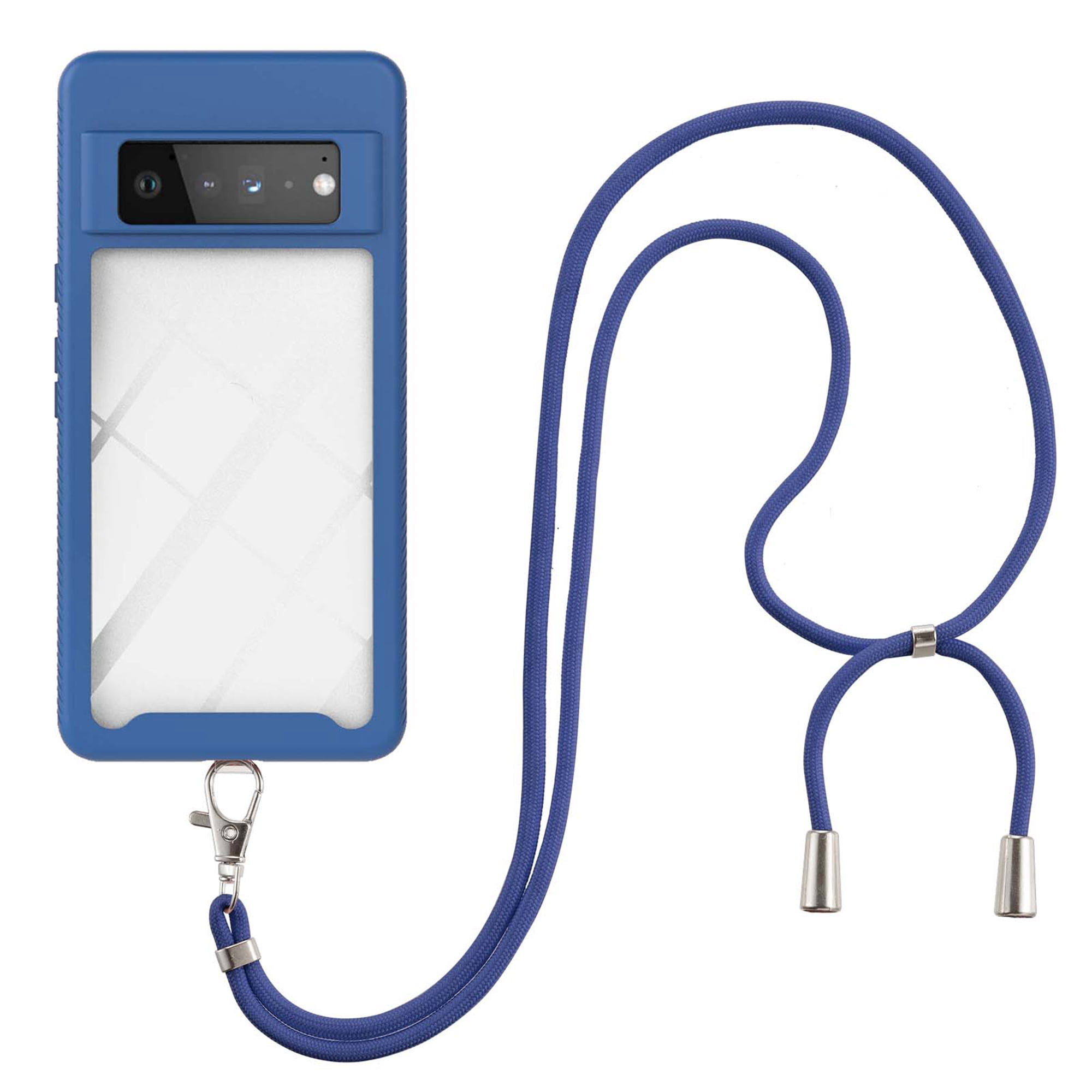 Dteck Google Pixel 6 Pro Case, Clear Back Rubber Bumper Shockproof ...