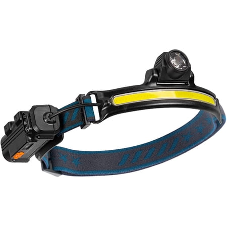 D Headlamp, USB Rechargeable Head Light 230° Headlamp Illumination ...
