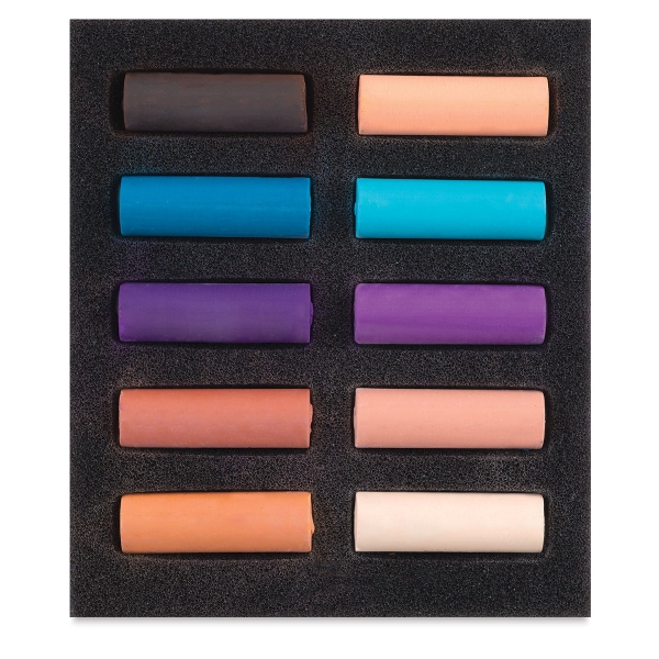 Rembrandt Soft Pastel Set - Desert Palette, Set of 10 Half Sticks ...