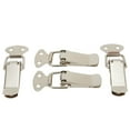 4PC Hardware Cabinet Boxes Spring Loaded Latch Catch Toggle Hasp Iron ...