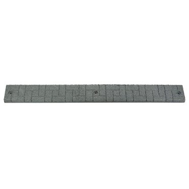 GroundSmart SmartLoc Cobblestone Landscape Edging, 4' Black Rubber ...