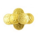 Fort Knox Milk Chocolate Coins, Gold Foil Wrapped, Half Dollar Shape, 2 ...