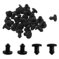 30 Pcs 2.5 mm Silicone Plugs Waterproof Stoppers, Black Round Rubber ...
