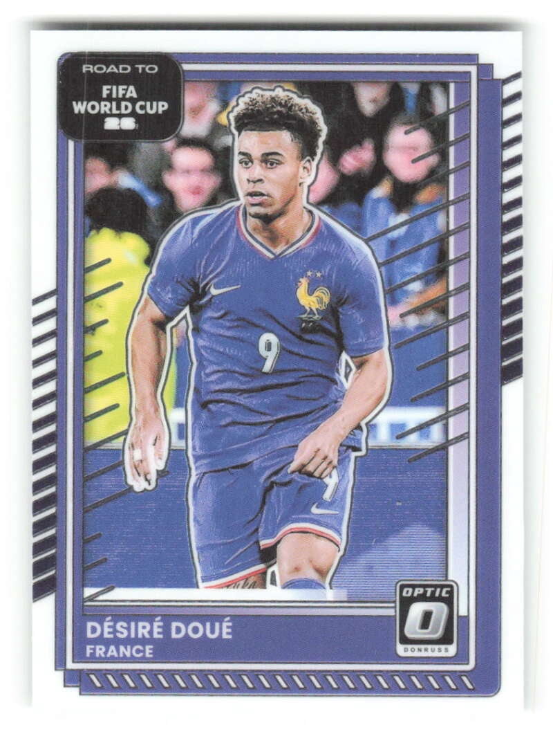 2025-26 Donruss Optic Road to FIFA World Cup #143 Desire Doue France ...