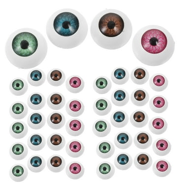 24pcs Plastic Fake Eyes Halloween Eyeball Props Horror Toys Party ...