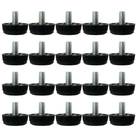 M8 Furniture Leveling Feet Thread Rod Adjuster for Table Leg | Walmart ...