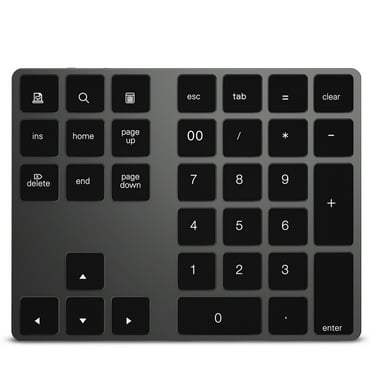 Wireless Number Pad, TSV Numeric Keypad Numpad, 18 Keys Financial ...