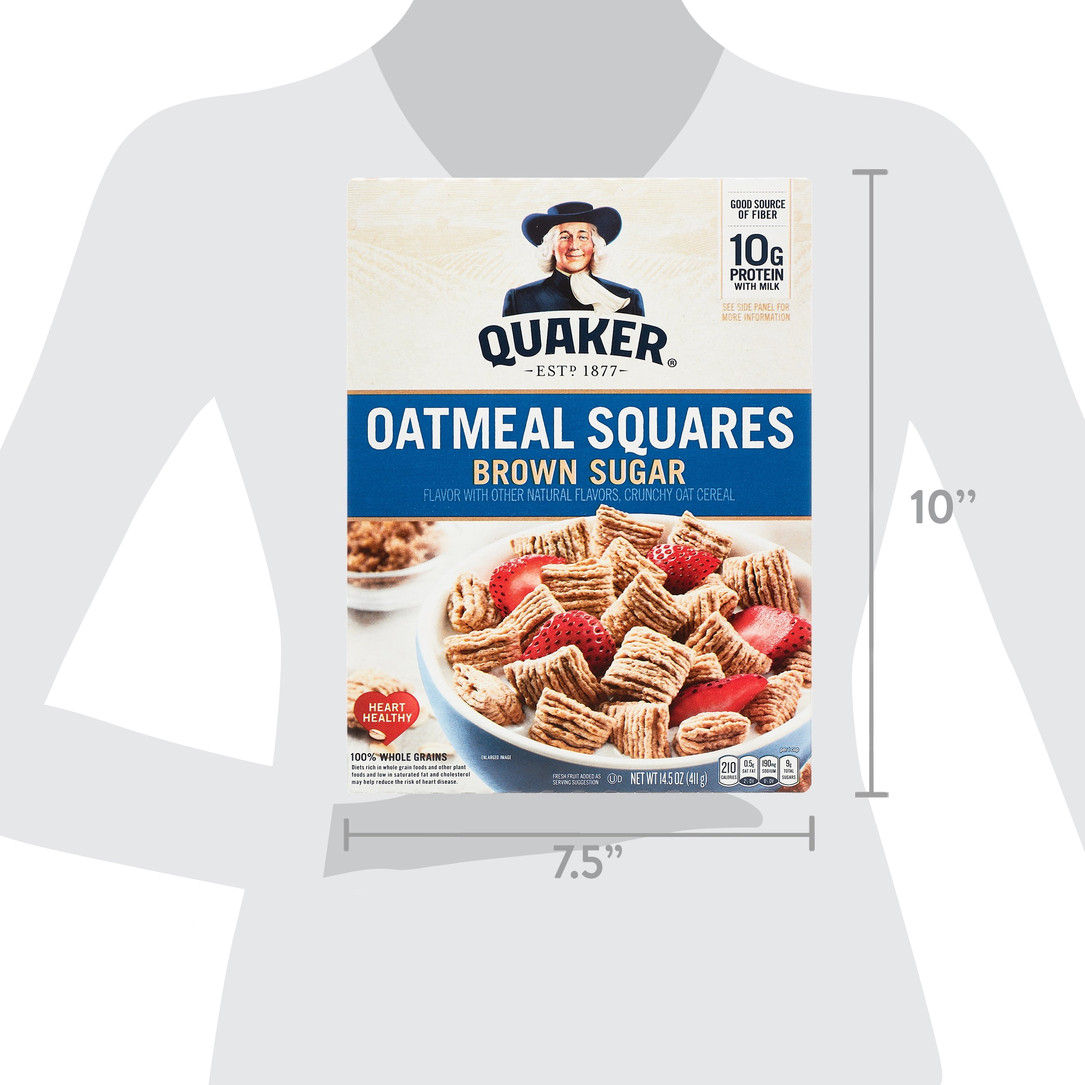 Quaker Oat Squares Cereal