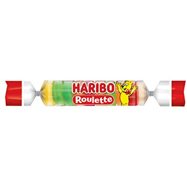 Haribo Gummi Candy, Roulette .87 Oz. Roll, (Pack Of 36) - Walmart.com
