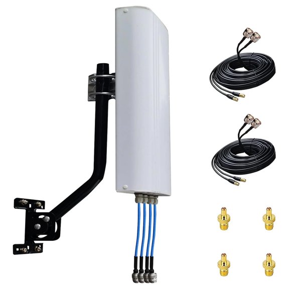 4x4 Panel External Antennas Kit for 4G LTE/5G Hotspots TV Antenna ...