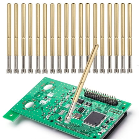 Cergrey 100Pcs Spring Probe Testing Loaded Contact Pins 4 Claws 2mm ...