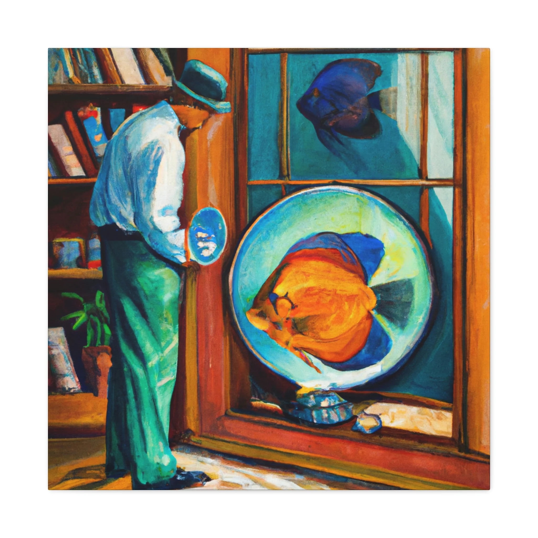 Discus In Motion - Canvas - Walmart.com