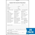 Equipment Safety Inspection Report Book 25-pk. - J. J. Keller, 2-Ply ...