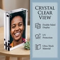 2 Pack Clear Desktop Double Sided Magnetic Picture Display Acrylic ...