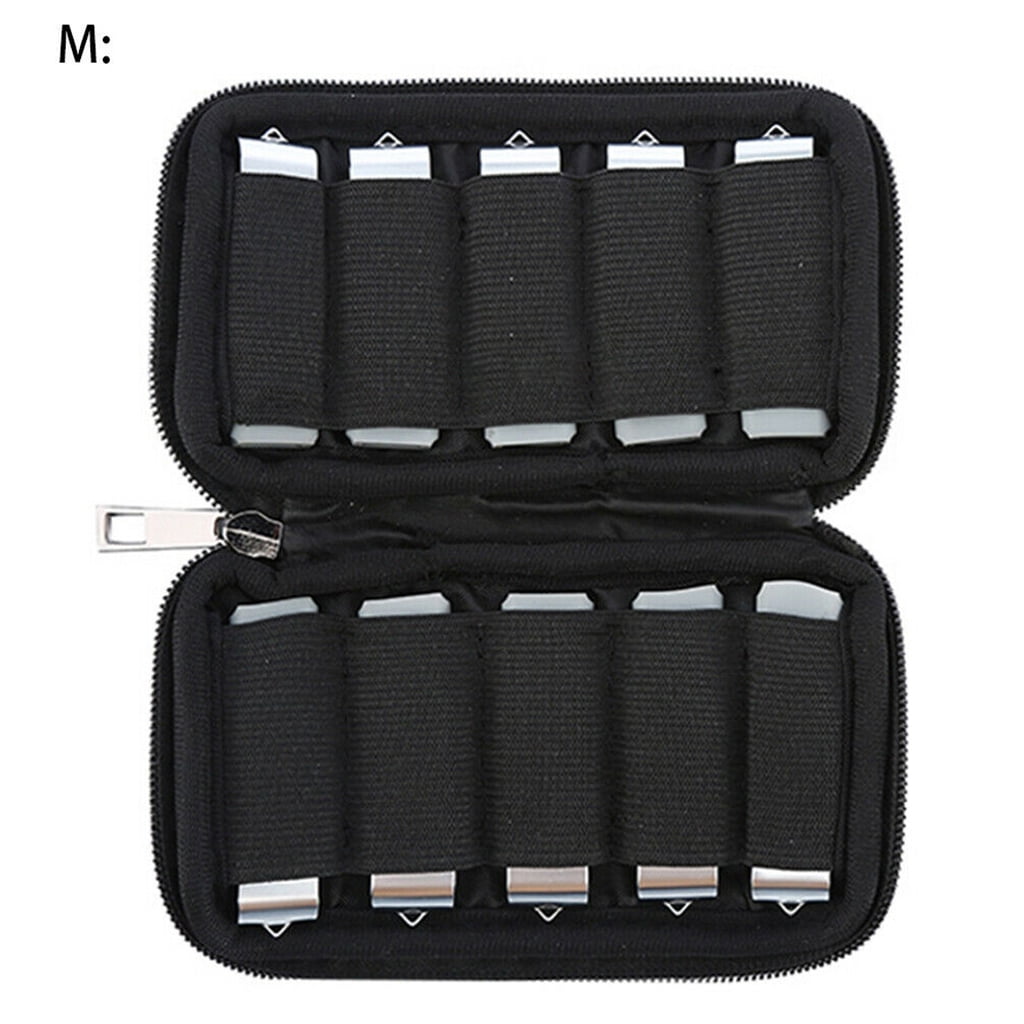 USB Flash Drive Case Holder, Portable USB Memory Stick Bag 6 / 10 Slots ...