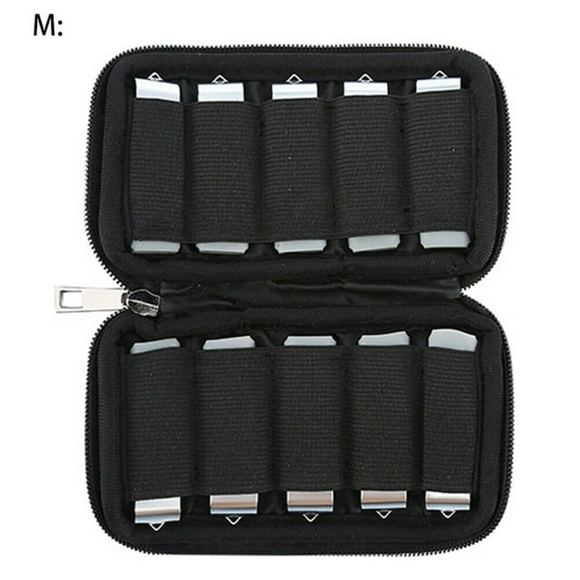 USB Flash Drive Case Holder, Portable USB Memory Stick Bag 6 / 10 Slots ...